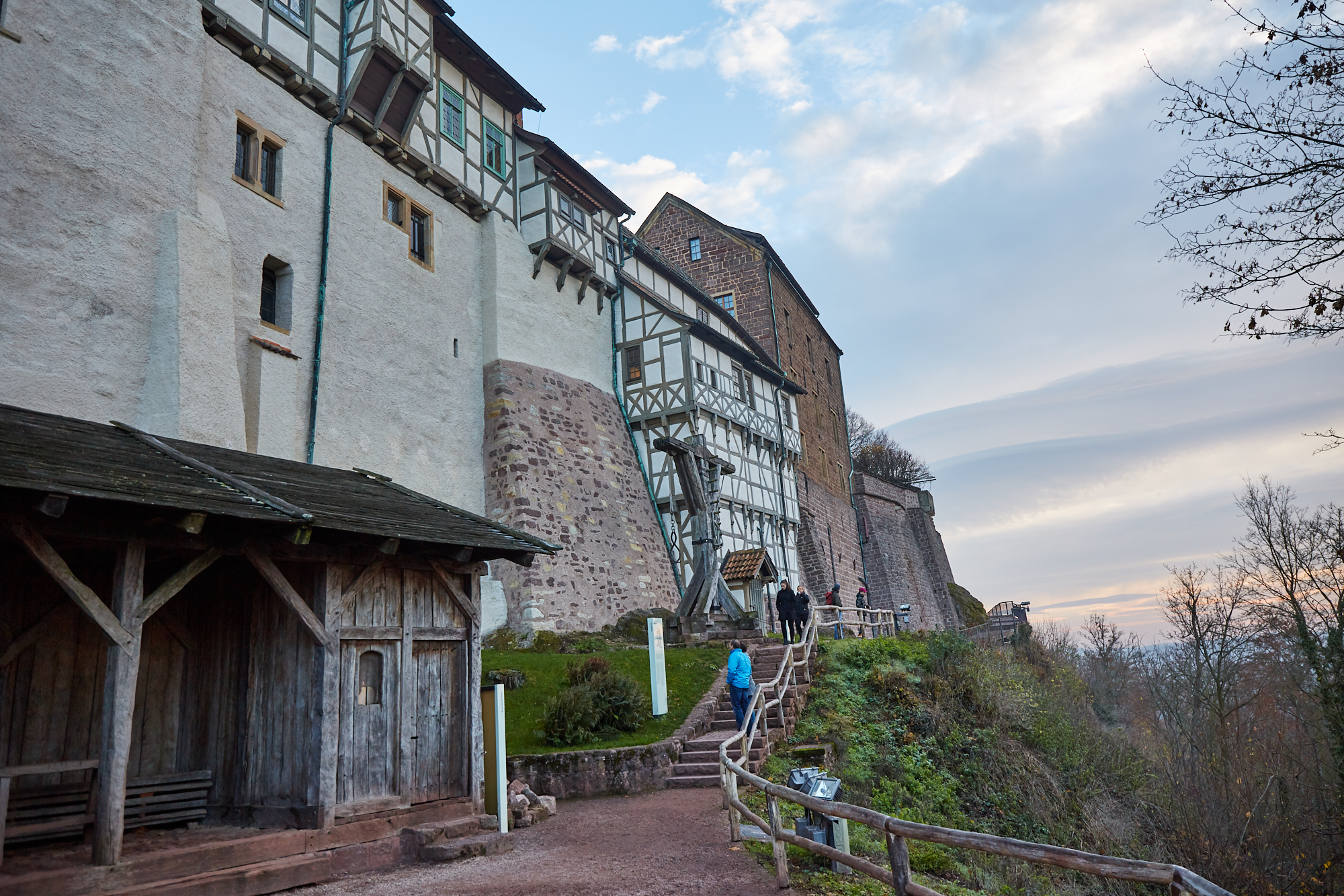Wartburg im Thüringer Wald / Eisenach - eine der bedeutesten Burgen ...