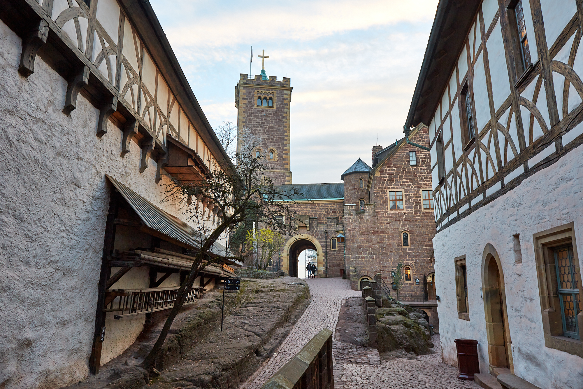 Wartburg im Thüringer Wald / Eisenach - eine der bedeutesten Burgen ...